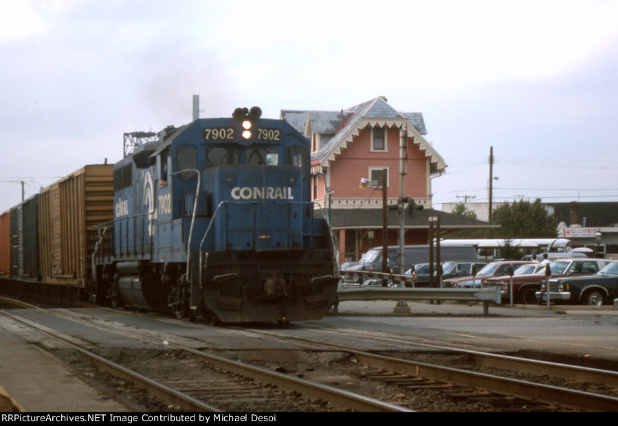 CR GP-38 #7902 pulls a local past the classics station